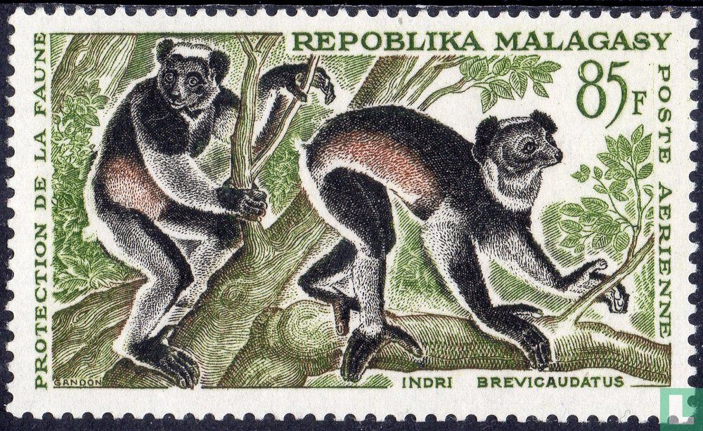 Halfapen 85 (1961) - Madagaskar - LastDodo
