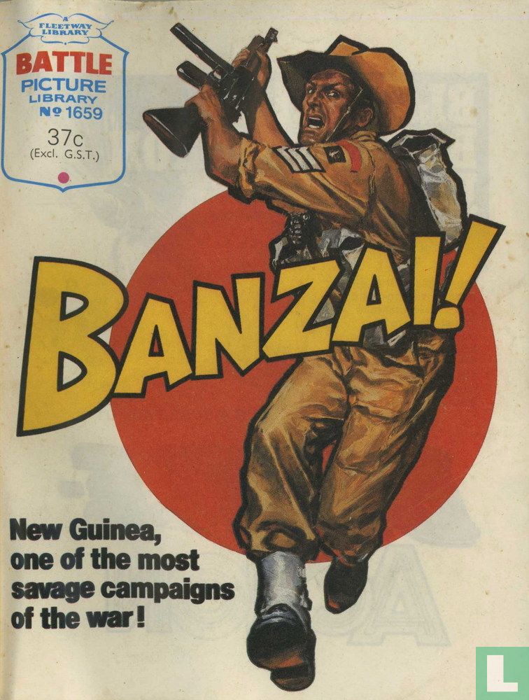 Banzai! 1659 (1984) - Banzai! [War Picture Library] - LastDodo