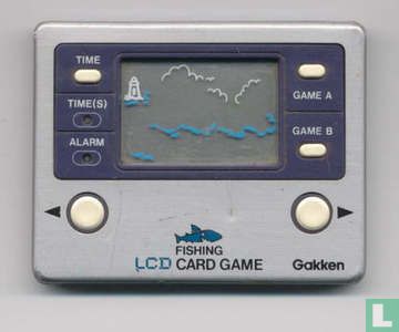 gakken lcd card game Fishing (1981) - 3. Mini-Arcade / LCD-game - LastDodo