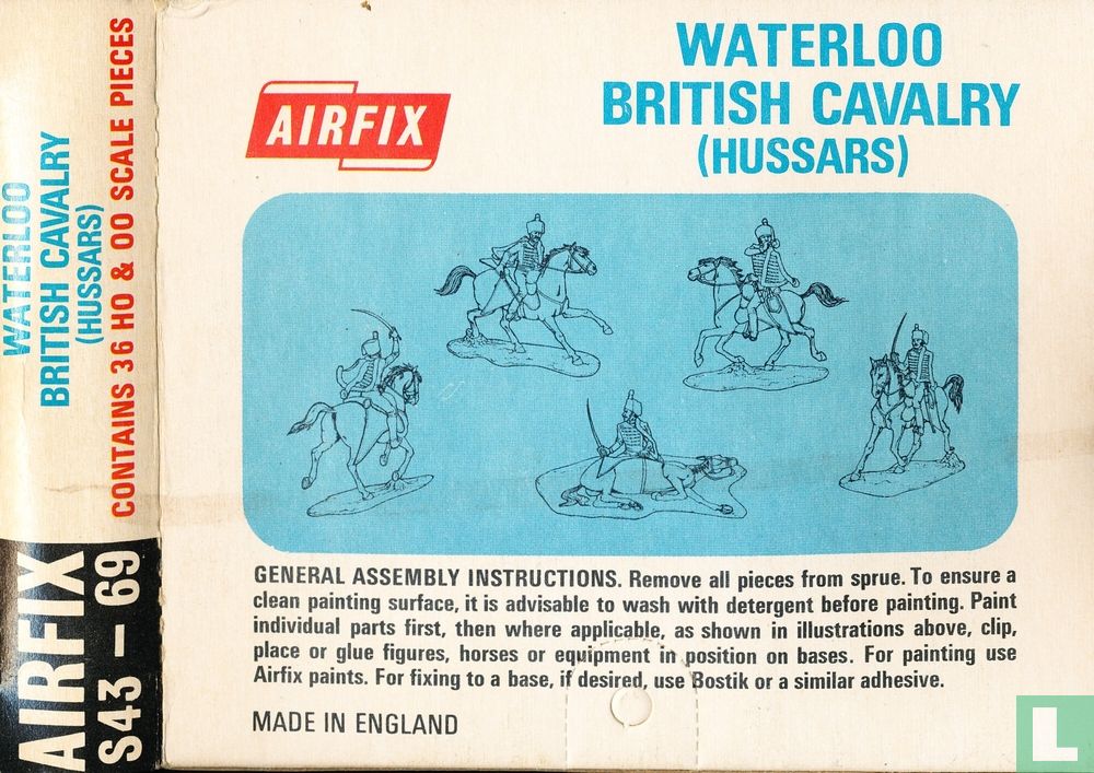 Waterloo British cavalry (Hussars) S43-69 - Airfix - LastDodo