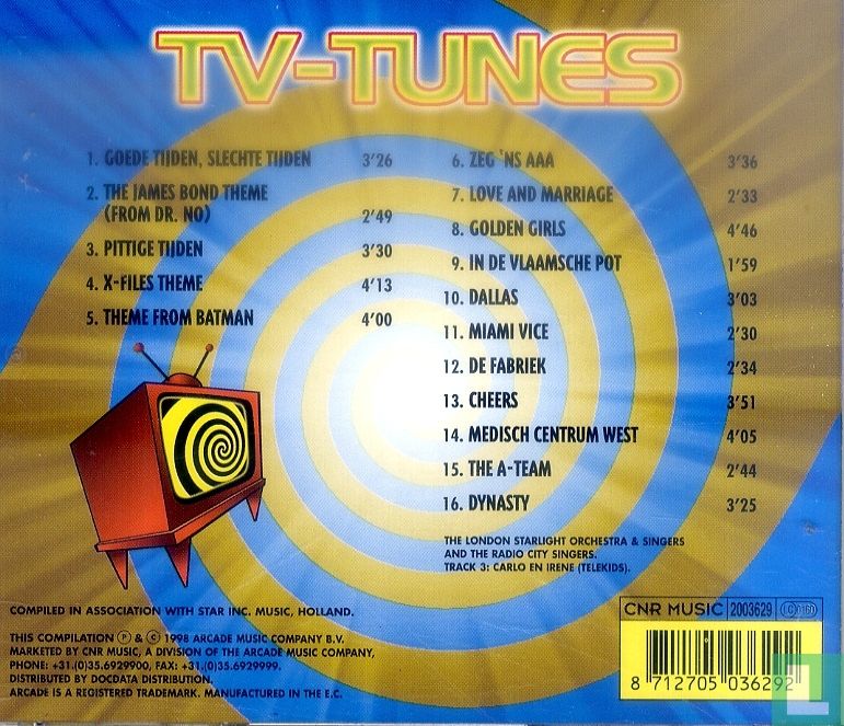 TV-tunes CD 2003629 (1998) - [Unspecified] - LastDodo