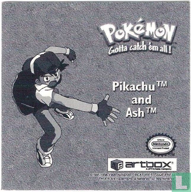 Pikachu and Ash Pr14 (1999) - Artbox / Nintendo - LastDodo