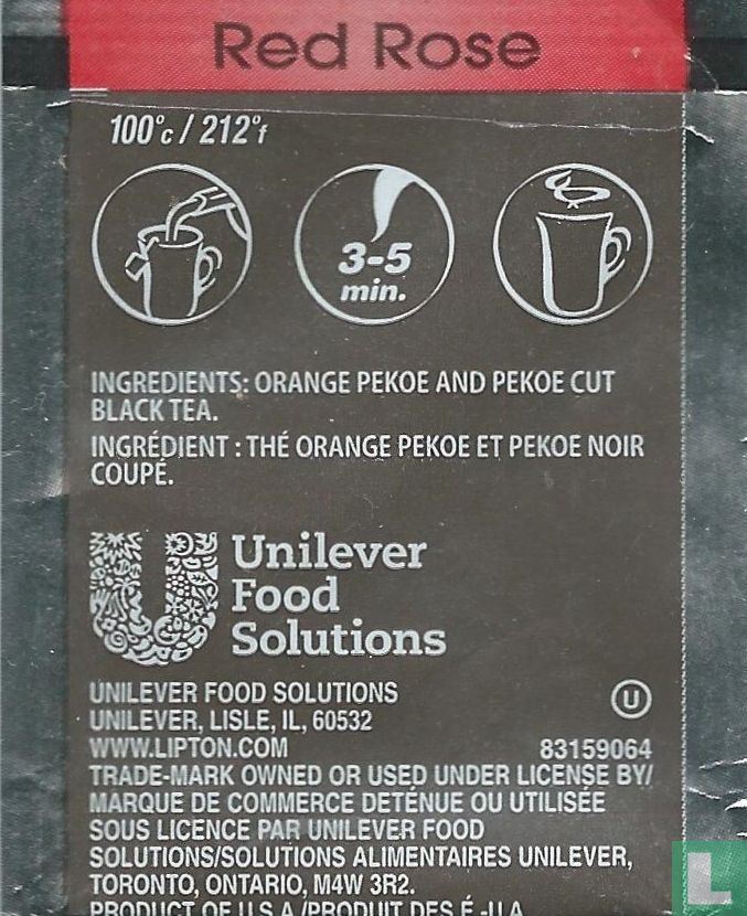 Red Rose® 83159064 (2012) - Lipton [r] - LastDodo