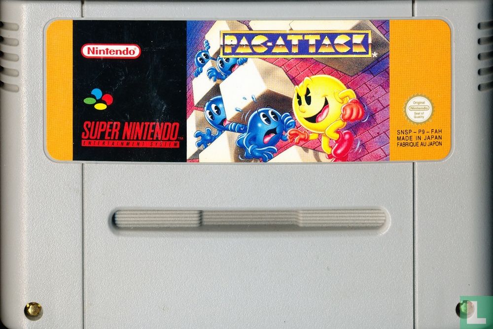 Pac-Attack (1993) - Nintendo SNES (Super Nintendo Entertainment System) - LastDodo
