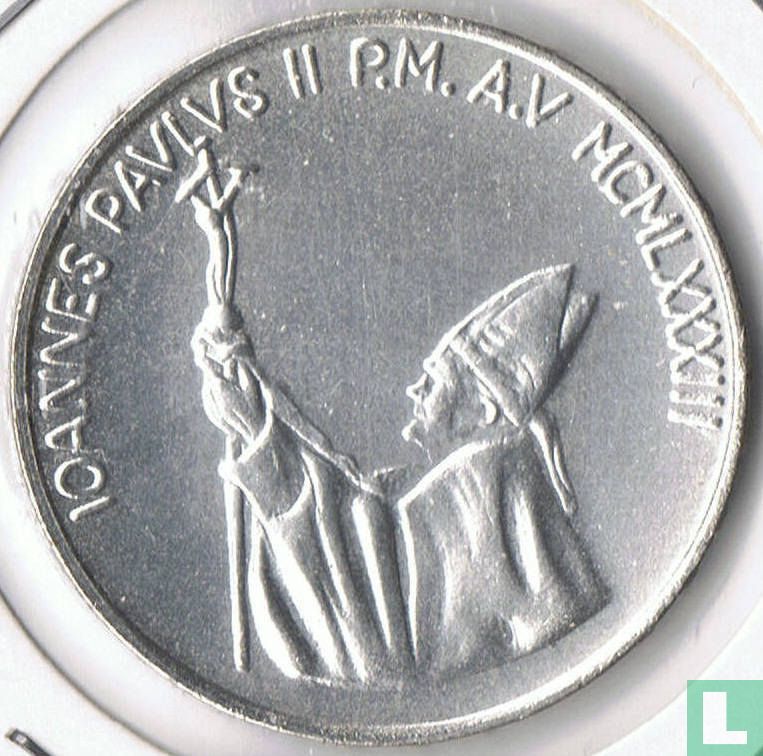 Vatican 1000 lire 1983 "Genesis" KM# 176 (1983) - Vatican - LastDodo