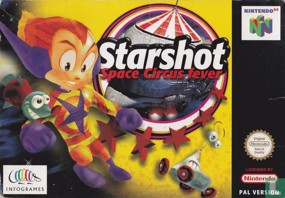 Starshot: Space Circus Fever (1998) - Nintendo 64 - LastDodo