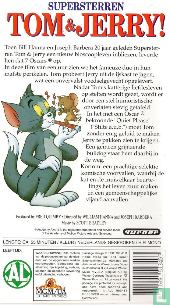 Tom & Jerry! VHS (1992) - VHS video tape - LastDodo