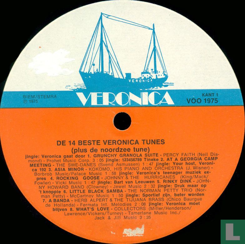 Veronica - De 15 beste Veronica Tunes / De Noordzee Tune / 100 Veronica ...