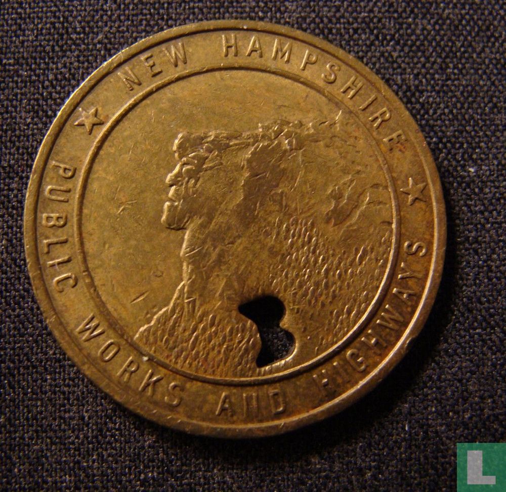 USA New Hampshire Public Works and Highways token - Vervoerspenningen ...