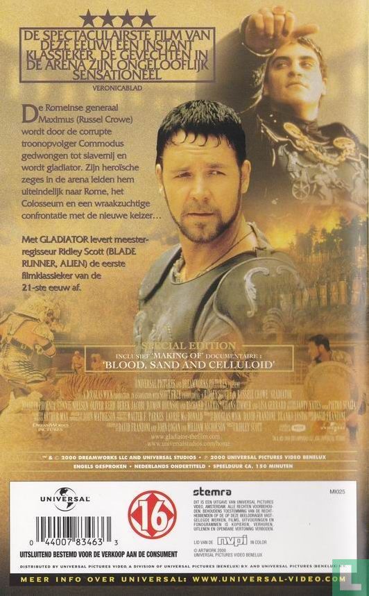 Gladiator VHS (2000) - VHS video tape - LastDodo