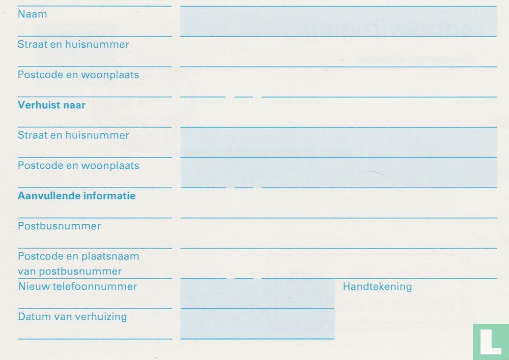 Adreswijziging 50 (1982) - Nederland - LastDodo