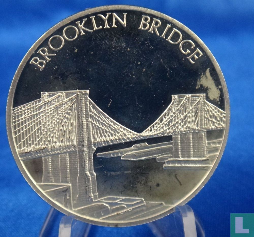 USA (NY) Brooklyn Bridge - Chemical Bank 1981 (1981) - Commemorative ...
