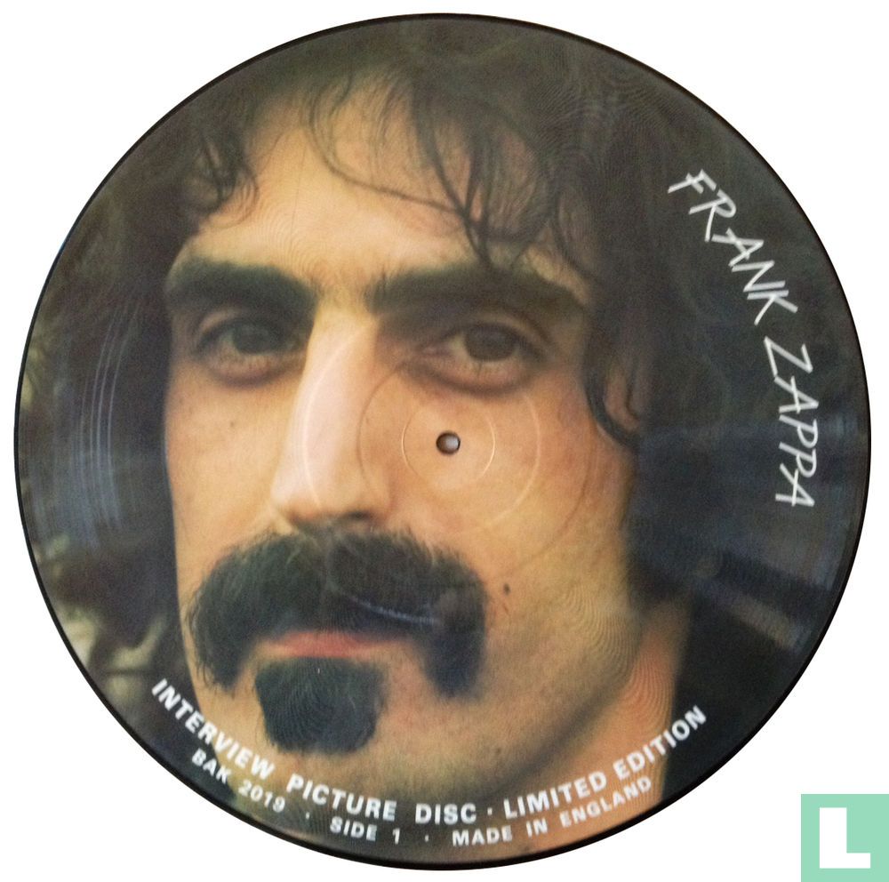 Frank Zappa • Interview Picture Disc • Limited Edition LP BAK 2019 ...