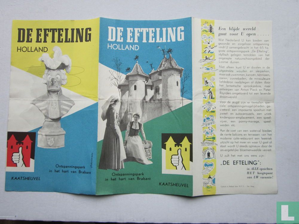 Efteling leaflet rond de jaren 50 - De Efteling - LastDodo