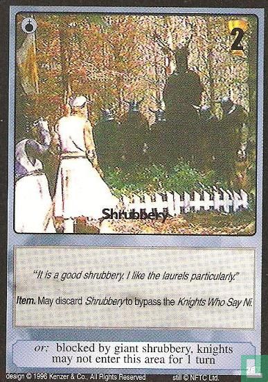 Shrubbery 267 (1996) - Monty Python and the Holy Grail - LastDodo