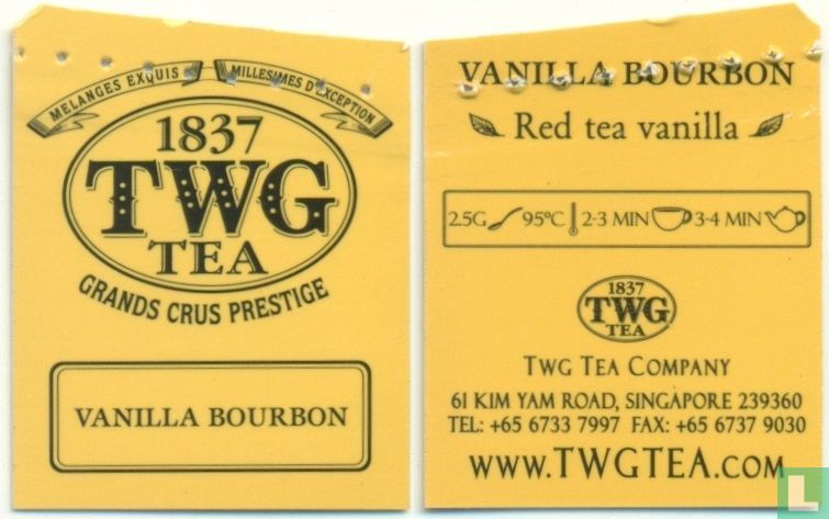 Vanilla Bourbon - TWG Tea - LastDodo