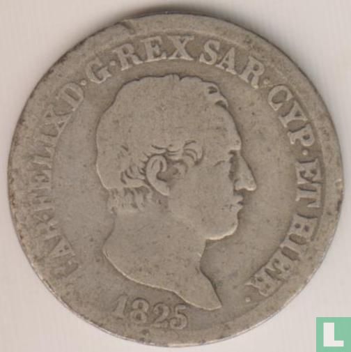 Sardinië 50 centesimi 1825 KM# 124.1 (1825) - Sardinië - LastDodo