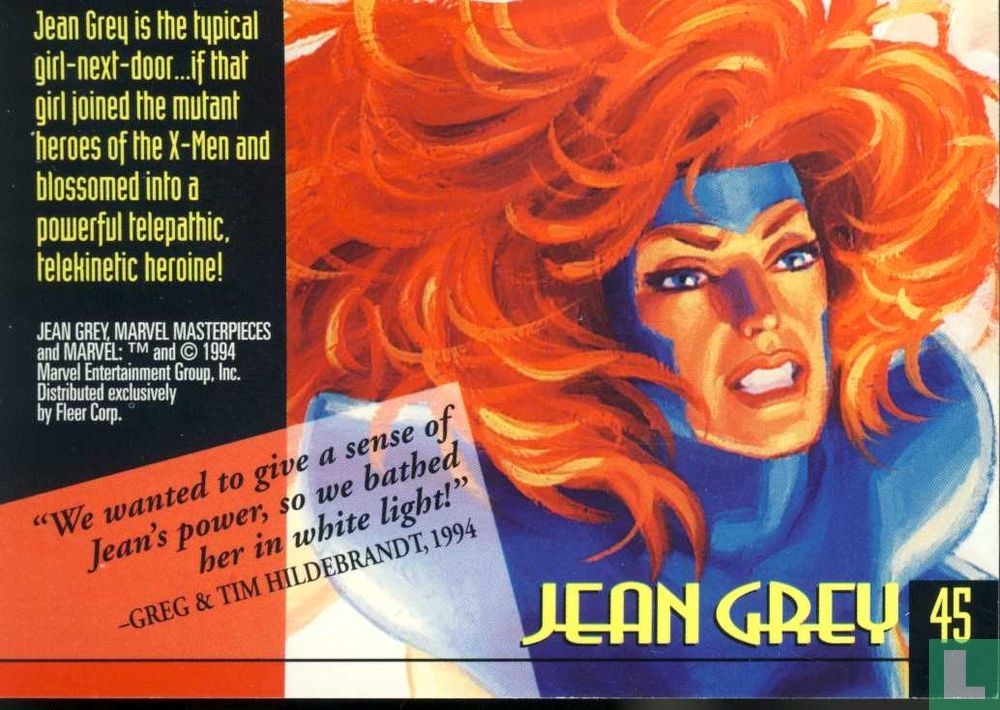 Jean Grey 045 (1994) - Marvel Masterpieces Signature Series 1994 - LastDodo