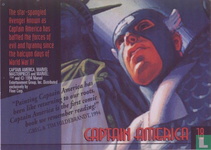 Captain America 18 (1994) - Marvel Masterpieces 1994 - LastDodo