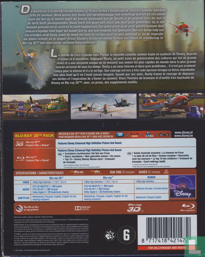 Planes Blu 1 (2014) - Blu-ray - LastDodo