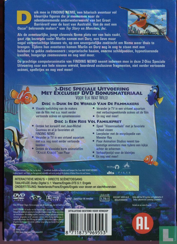 nemo finding dvd