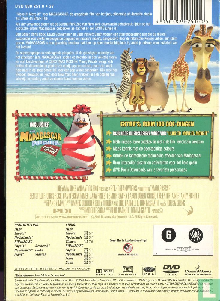 Madagascar Blu Ray Cover