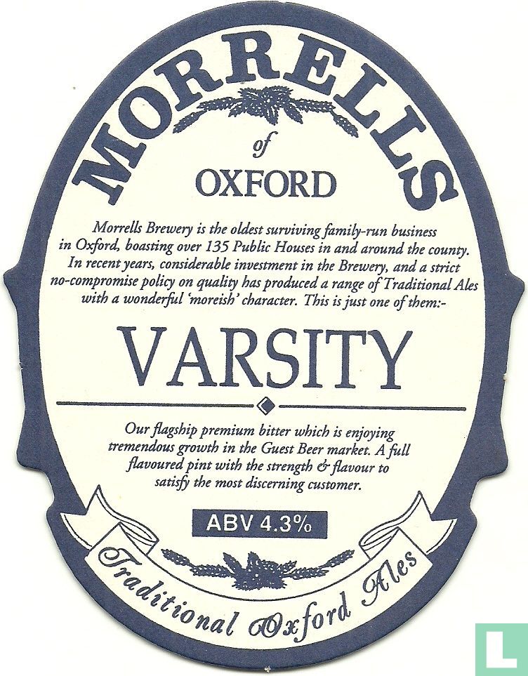 Morrells Varsity - Royaume-Uni - LastDodo