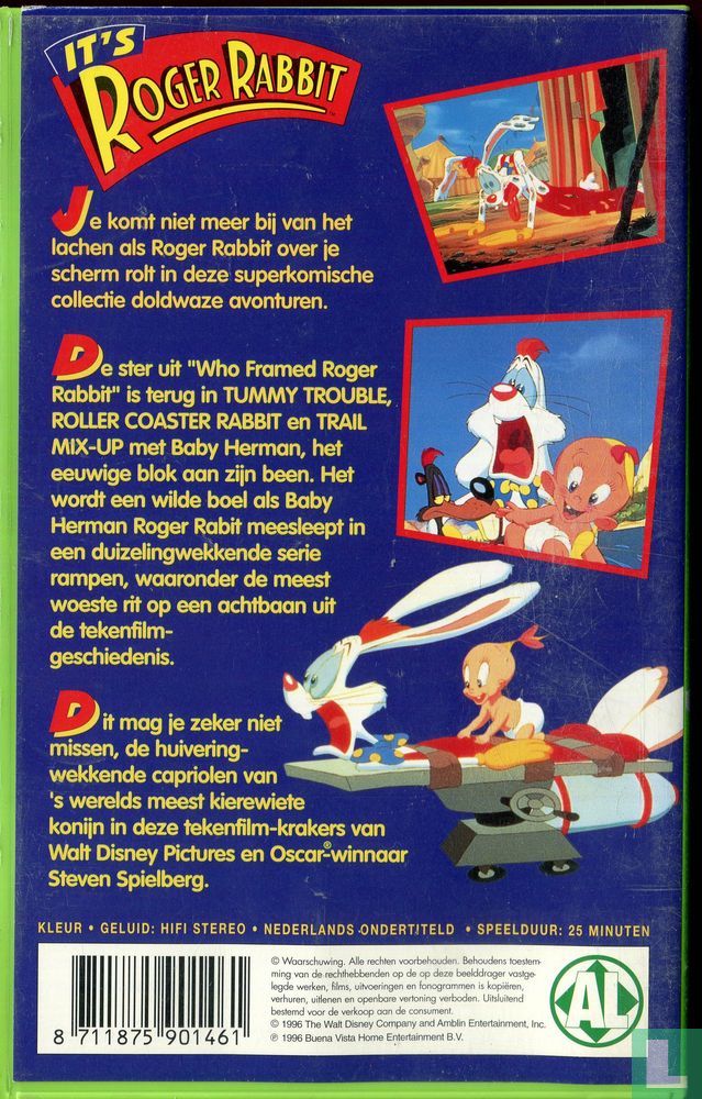 It's Roger Rabbit VHS (1996) - VHS video tape - LastDodo