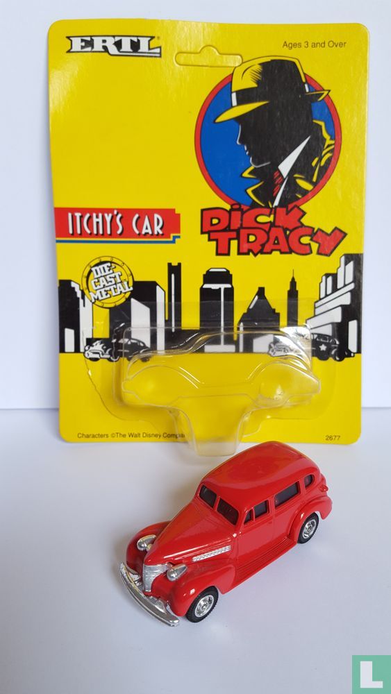 Itchy's Car 'Dick Tracy' 2677 (1990) - ERTL - LastDodo