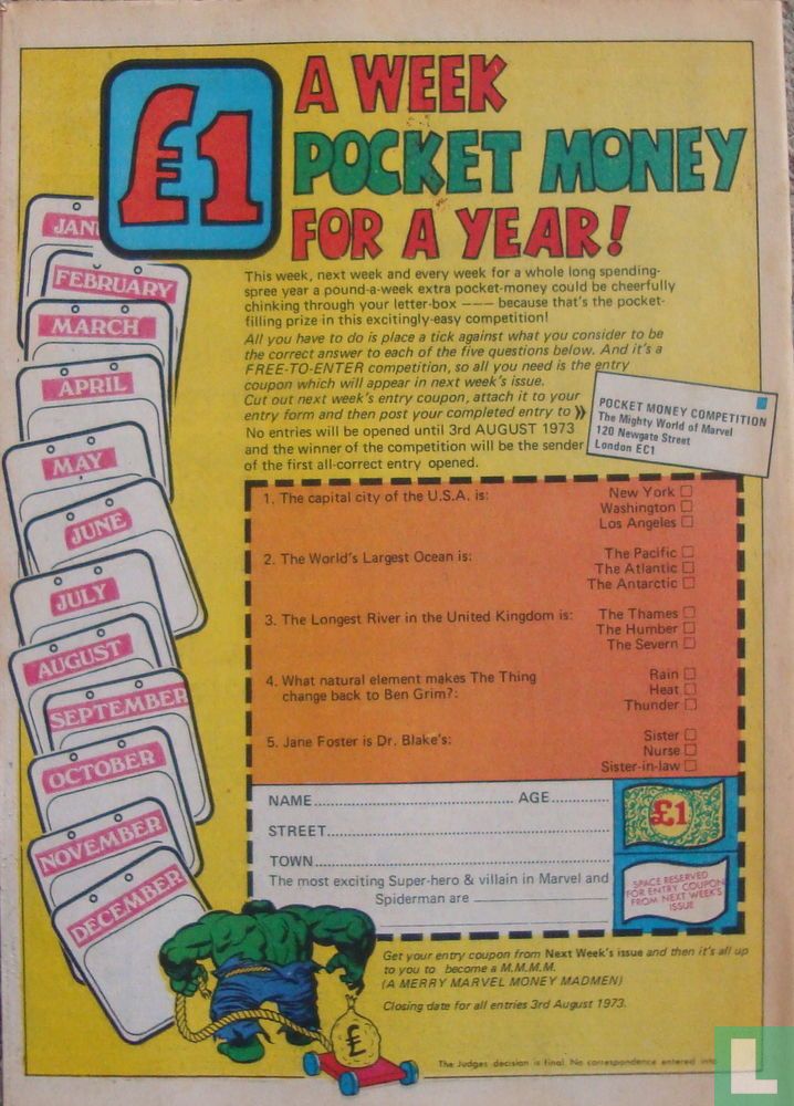 The Mighty World of Marvel 42 42 (1973) - Fantastic Four - LastDodo