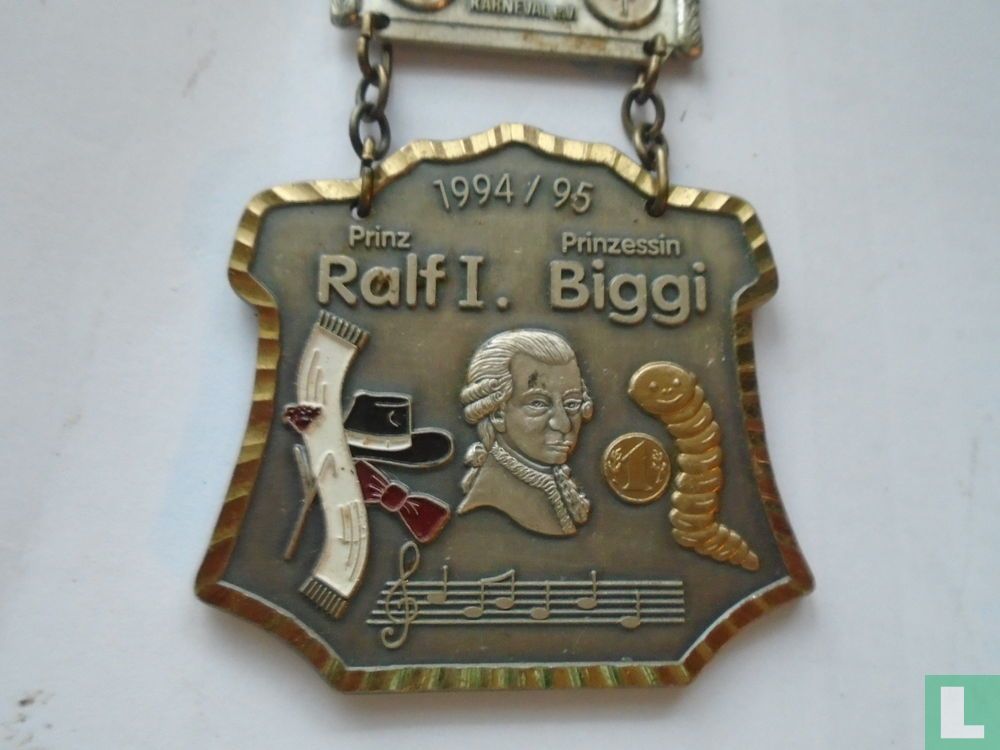 Prinz Ralf 1. Prinzessin Biggi (1994) - Medaille: onderscheidingen ...