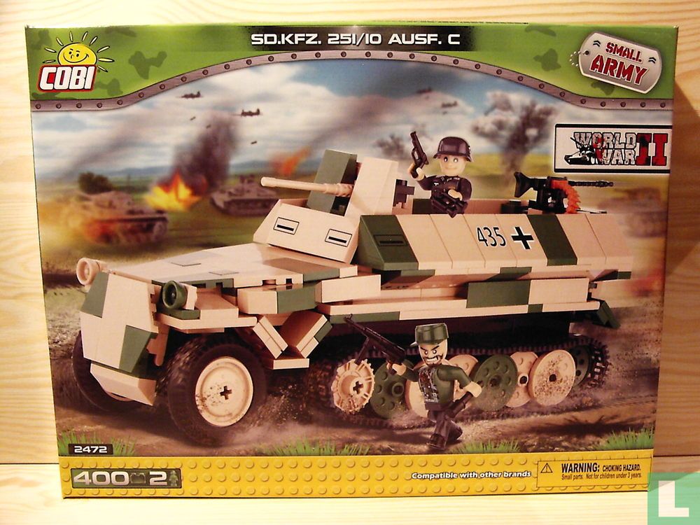 COBI 2472 WW2 ' SD.KFZ. 251/10 ausf.C ' Half Track - COBI Factory ...
