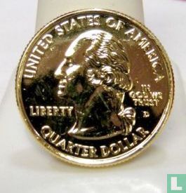 USA Maryland - The Old Line State, Gold Plated State Quarter 1788 ...