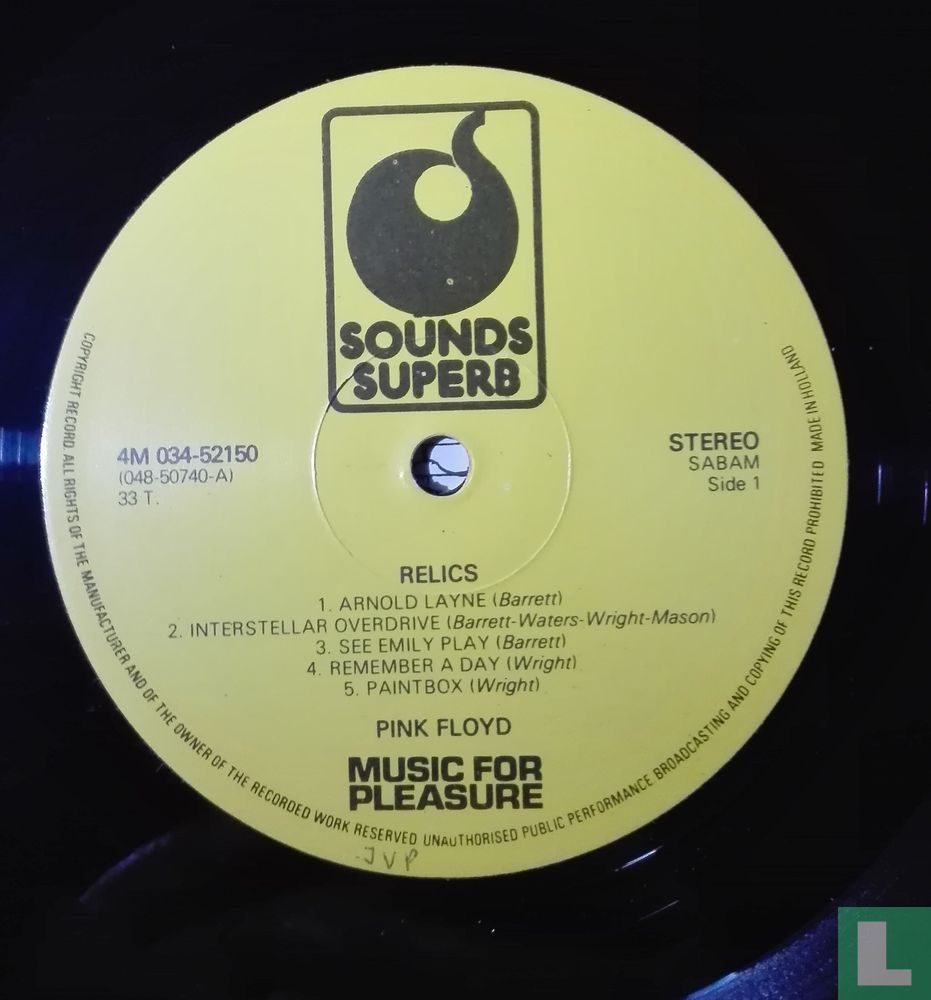 Relics LP 4M 034-52150 - Pink Floyd - LastDodo