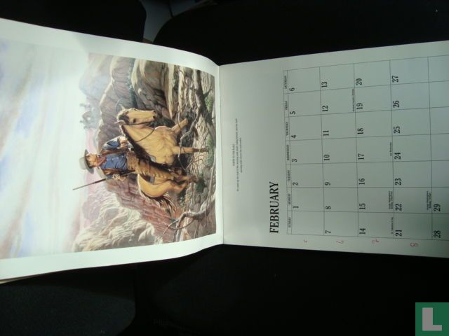 1988 Louis L'Amour Calendar (1988) - Bantam - LastDodo