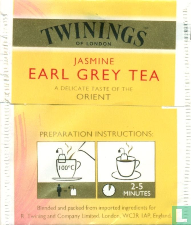 Jasmine Earl Grey Tea 2012 Twinings Tm Of London Lastdodo