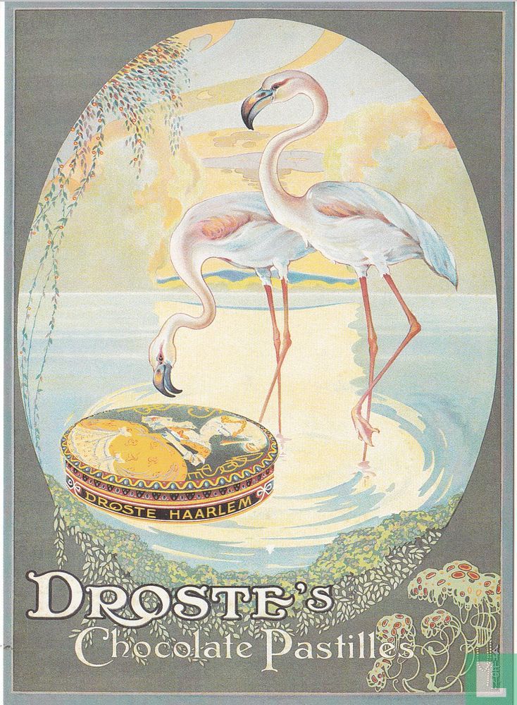 Droste's Chocolate Pastilles: Flamingo's - Droste B.V - LastDodo