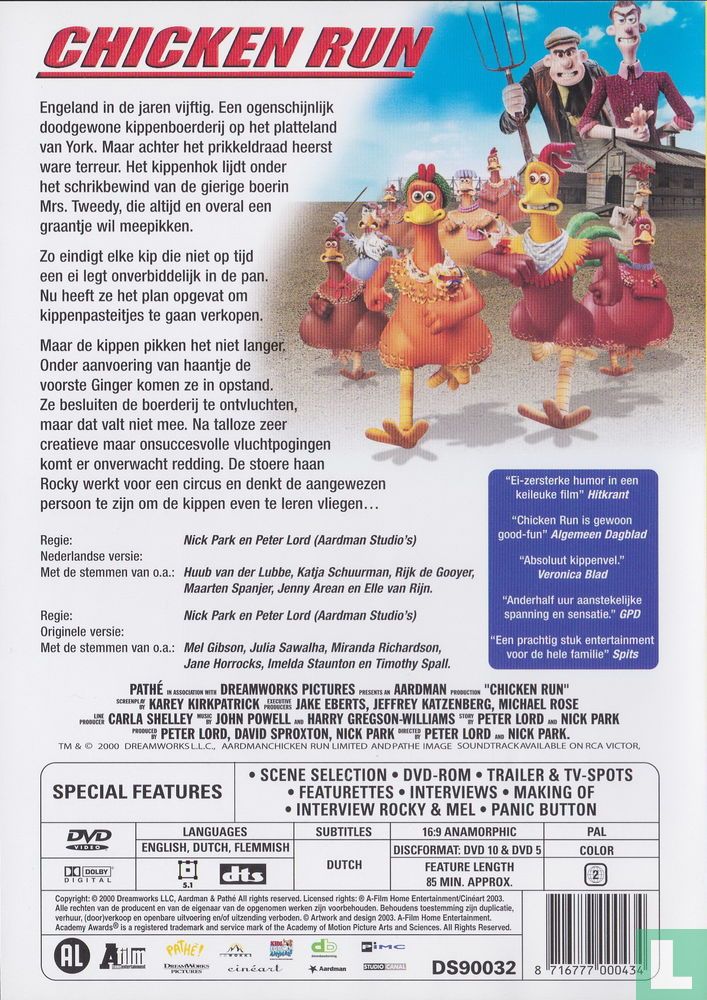 Chicken Run Dvd Menu