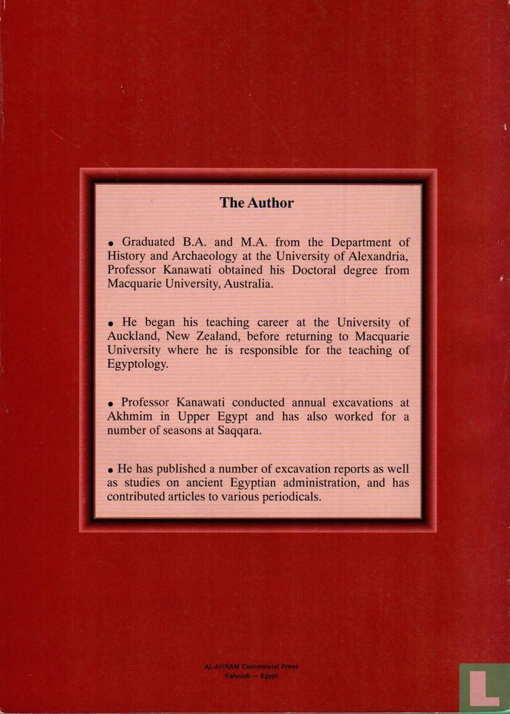 The Tomb and its Significance in Ancient Egypt 3 (1999) - Kanawati ...