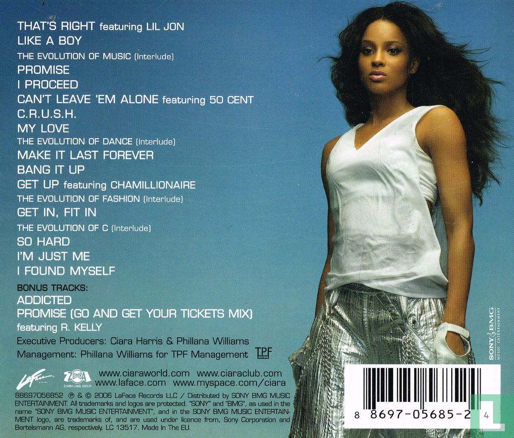 ciara the evolution zip