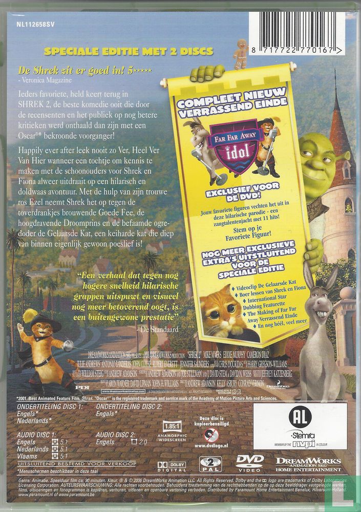 Shrek Dvd 2 Disc