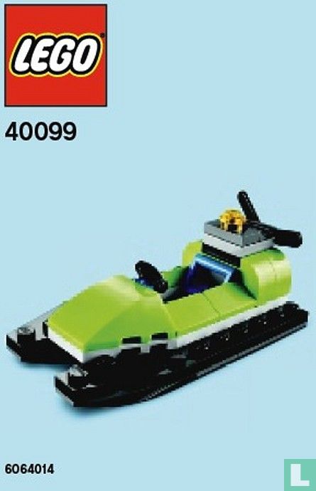 Lego 40099 Monthly Mini Model Build Set - 2014 06 June, Snowmobile Jet ...
