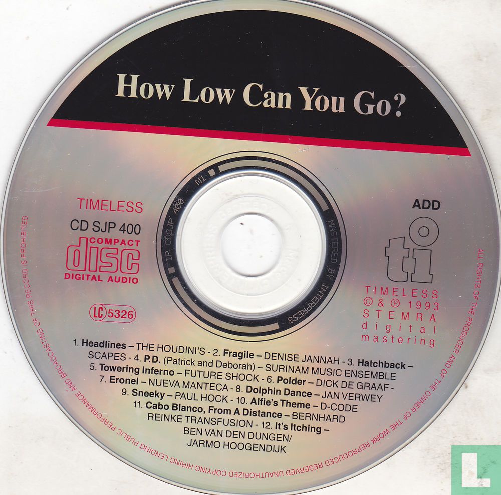 How low can you go? CD SJP400 (1993) - Various artists - LastDodo