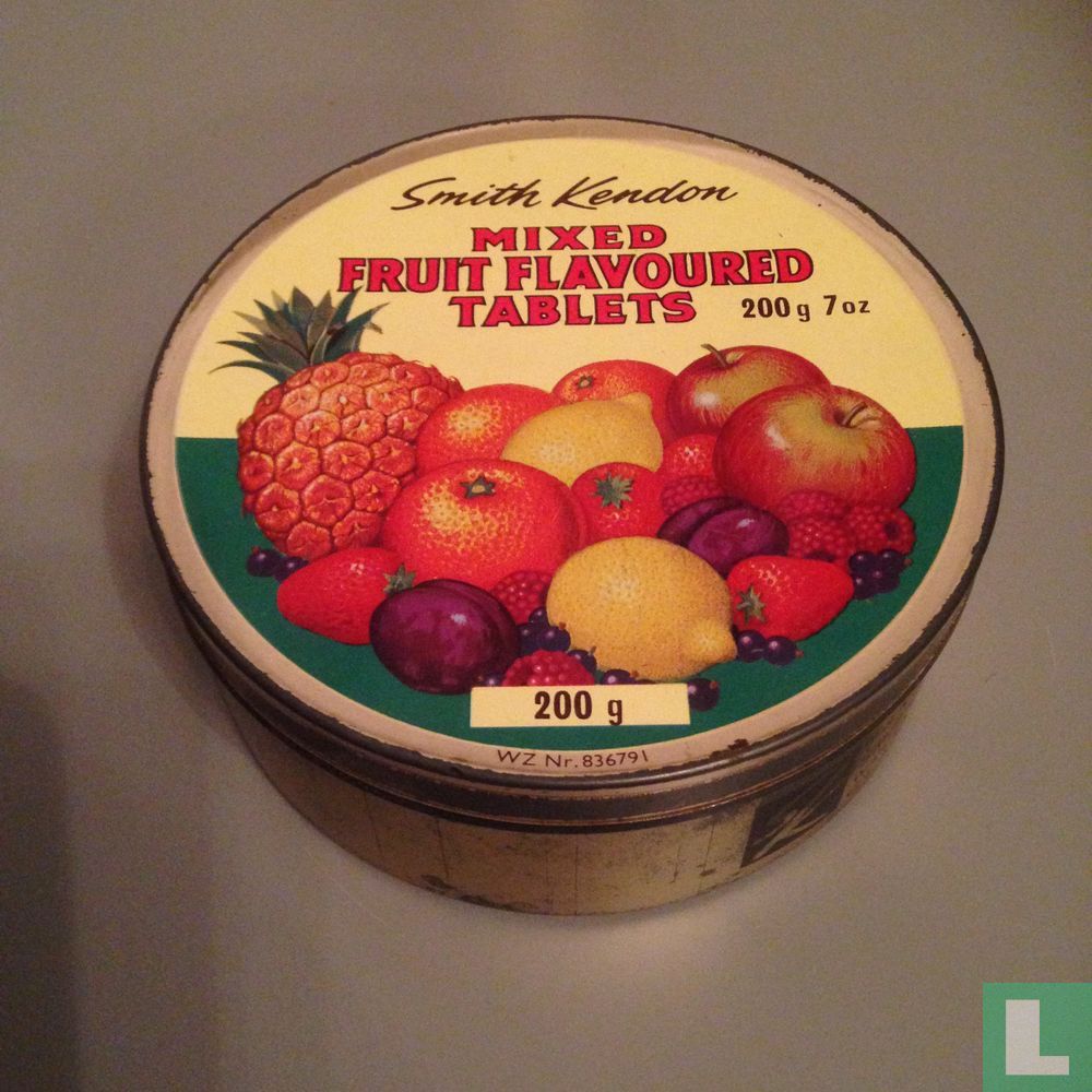Mixed Fruit Flavoured Tablets - Smith Kendon - LastDodo