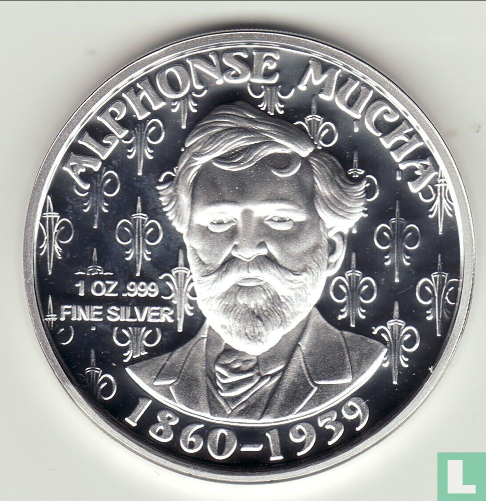 The Mucha Collection - Champagne White Star (2017) - Kunstpenningen ...