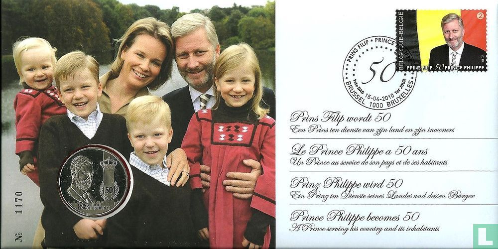 Prins Filip wordt 50 (2010) - België - LastDodo