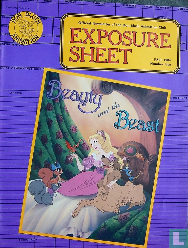 Official newsletter of the Don Bluth animation club +Exposuresheet fall ...
