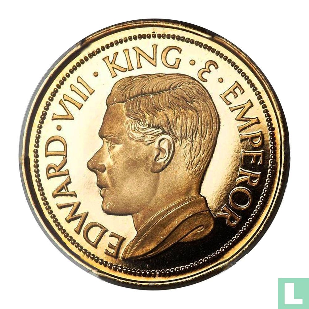 Sierra Leone Sovereign (D) 1936 (Gold - PROOF) "Edward VIII Fantasy ...
