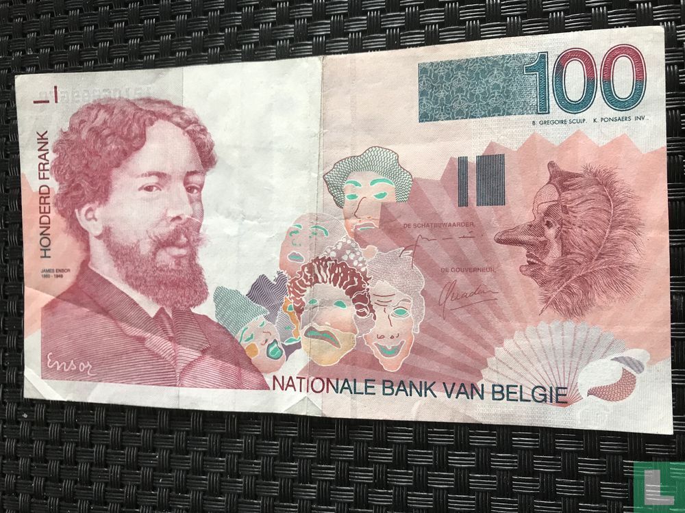 België 100 Frank (1995) - Nationale Bank van België / Banque Nationale ...