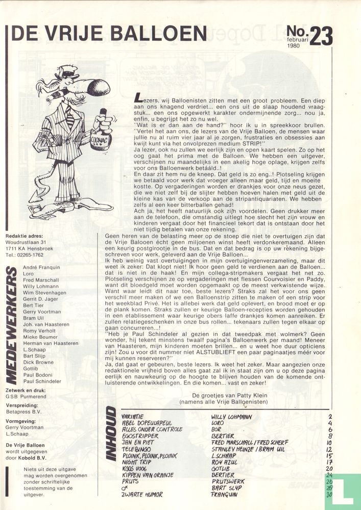 De Vrije Balloen 23 23 (1980) - Aliens - LastDodo